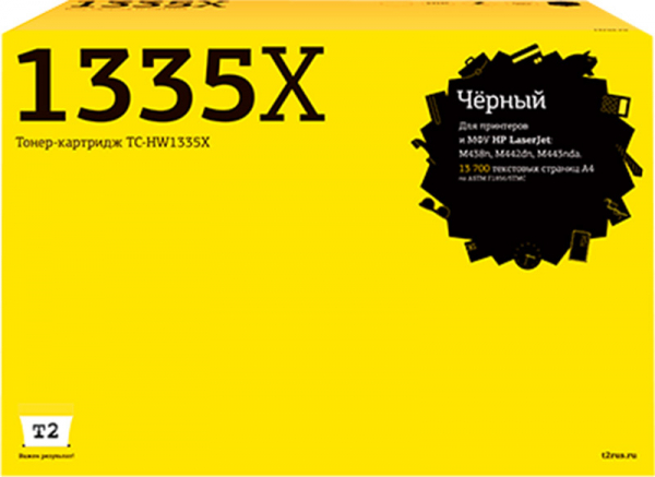 Купить Картридж T2 TC-HW1335X, черный, black, совместимый HP 335A, 335X ...