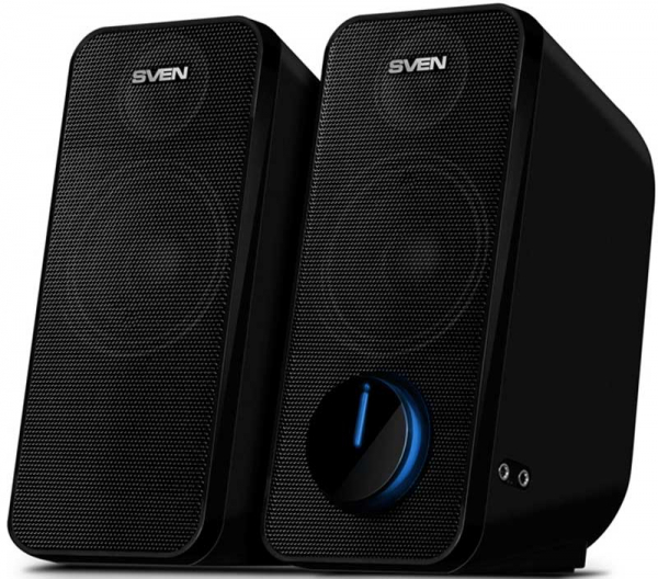 Купить Колонки SVEN 470, черные, AUX 3.5 мм, SV-016326 - цена в интернет-магазине НПС Великий ...