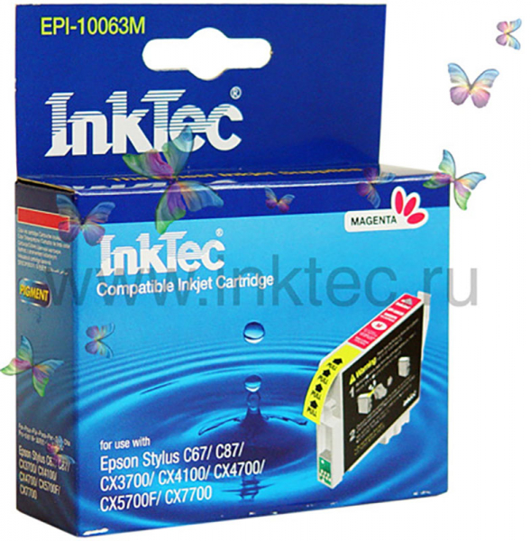 Купить Струйный картридж INKTEC EPI-10063M, пурпурный, magenta ...