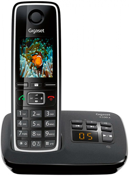 Купить Беспроводной телефон GIGASET C530A , черный, C530A - цена в ...