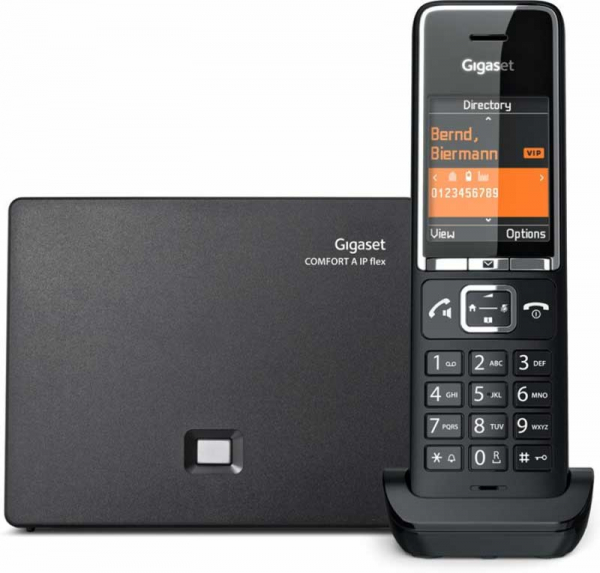Купить IP телефон GIGASET Comfort C550A IP Flex, черный, S30852-H3031-S304 - цена в интернет ...