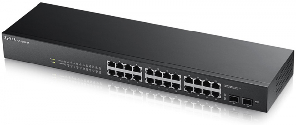 Купить Коммутатор 2 уровня ZYXEL GS1900-24 (GS1900-24-EU0101F), GS1900 ...