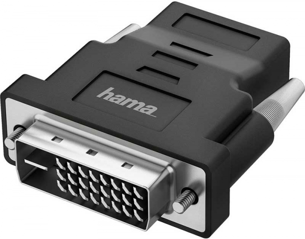 Купить Адаптер (переходник) HDMI - DVI, HAMA H-205169, DVI-D (m), HDMI ...