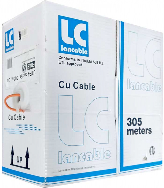 Купить Кабель FTP4 cat 5e, внутренний, экранированный, одножильный, Cu ...